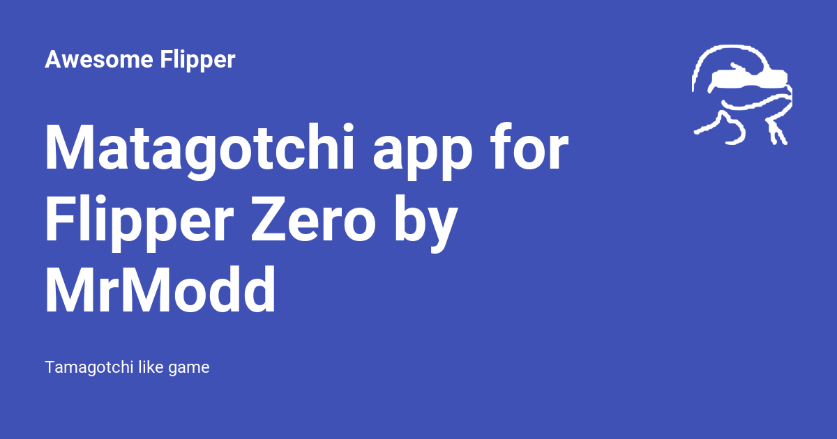Matagotchi app for Flipper Zero by MrModd - Awesome Flipper