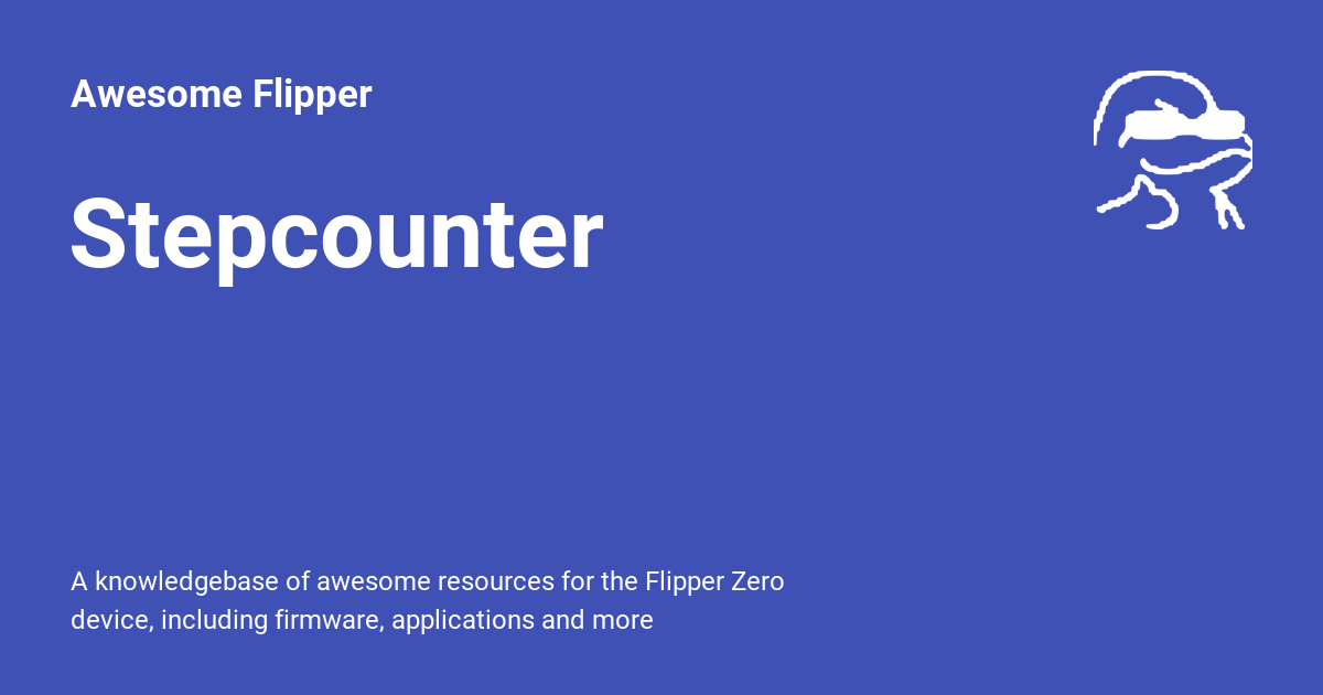 [Mx2125] Step Counter - Awesome Flipper